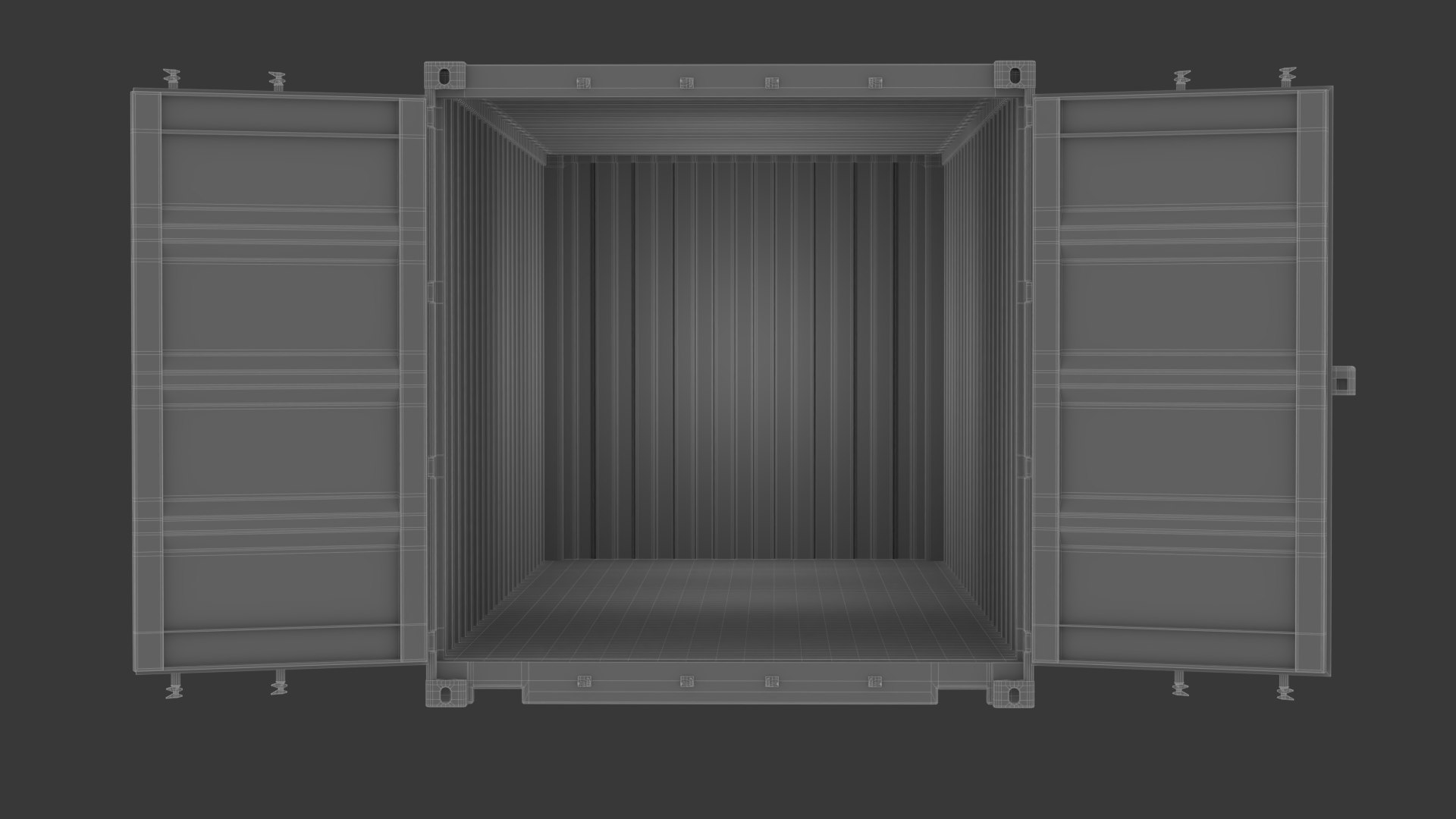20ft shipping container 3D model - TurboSquid 1478262
