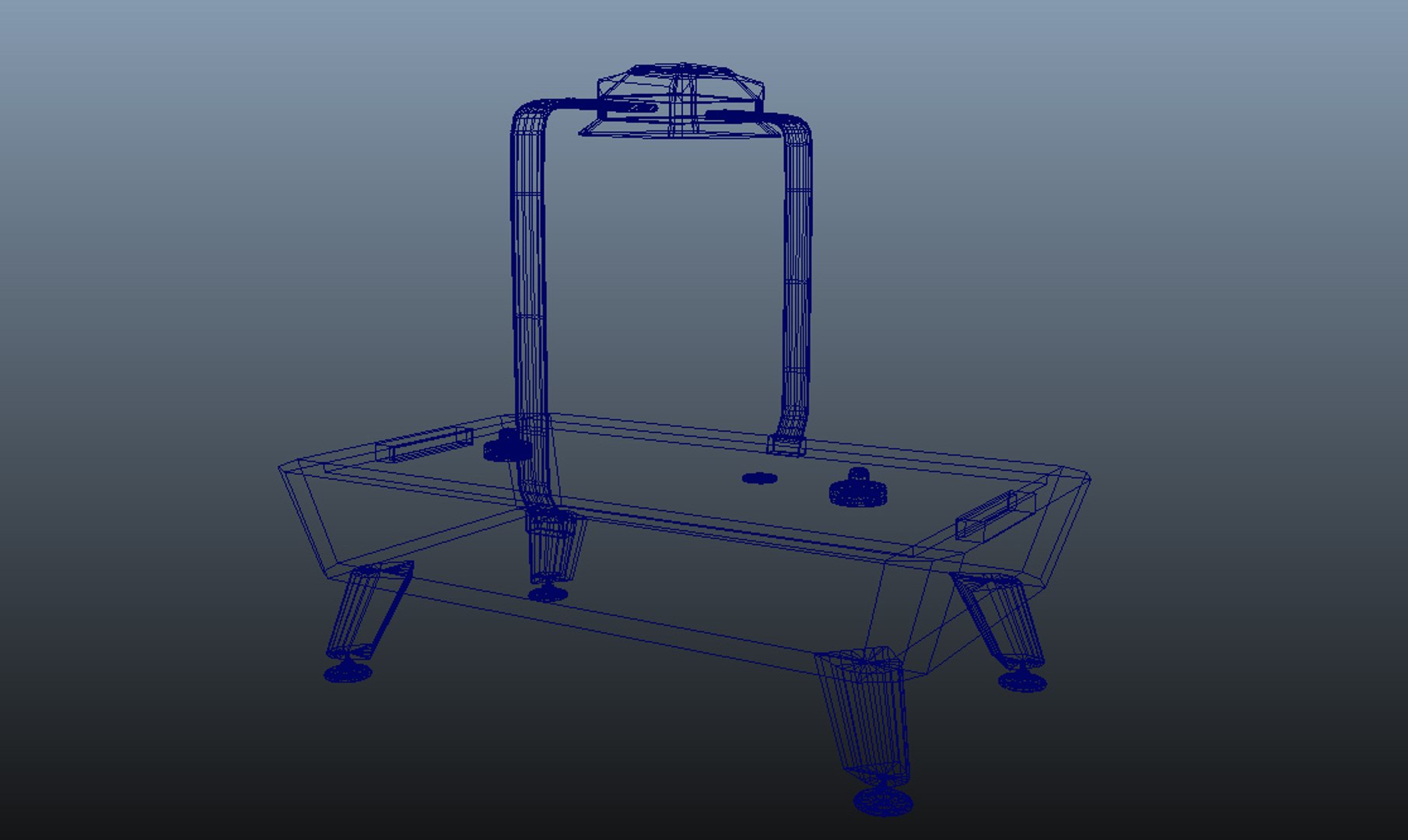 3D Air Hockey Table Model - TurboSquid 1401549