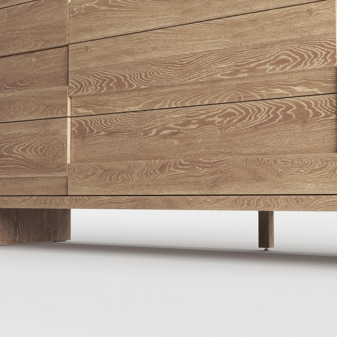 Oak Atlas Dresser Drawer 3D Model - TurboSquid 1663534