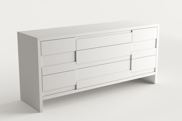 Oak atlas dresser drawer 3D model - TurboSquid 1663534