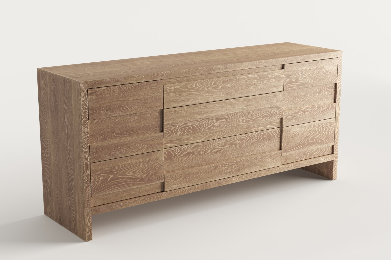Oak atlas dresser drawer 3D model - TurboSquid 1663534