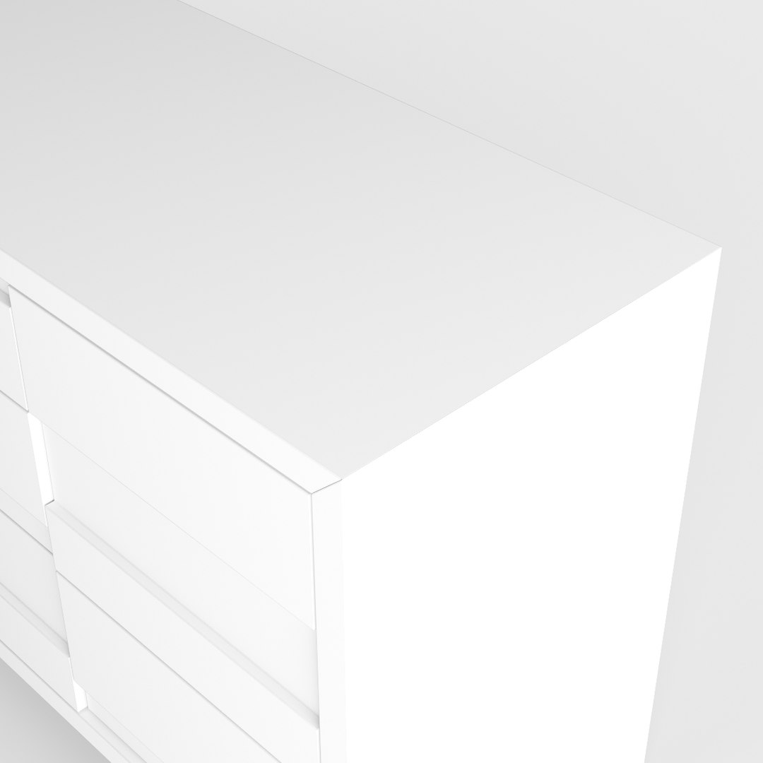 Oak Atlas Dresser Drawer 3D Model - TurboSquid 1663534