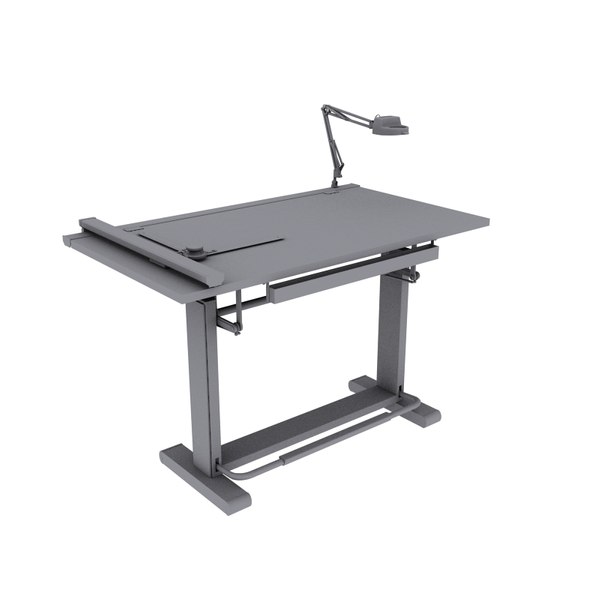 pro drafting table set 3d model