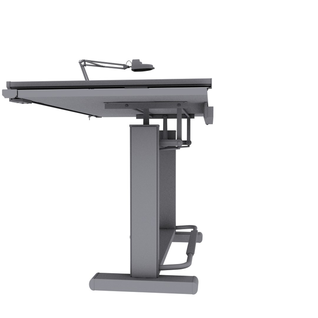 pro drafting table set 3d model