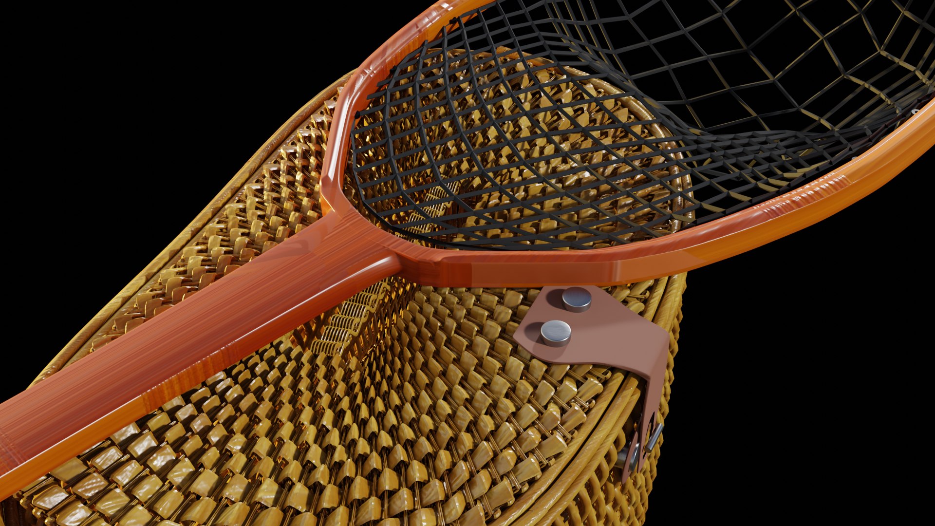 3D Fish Creel Net - TurboSquid 1422392