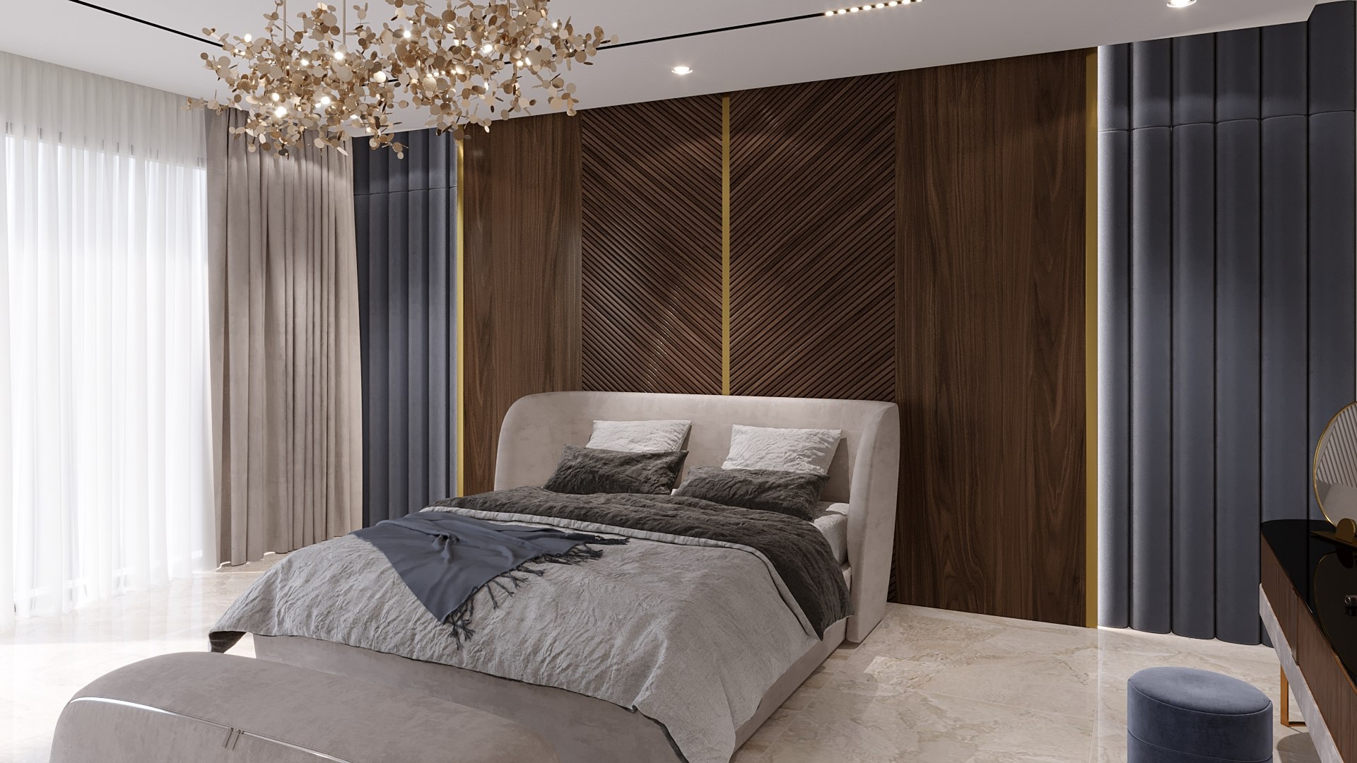 Modern Master Bedroom 03 3D model - TurboSquid 2100028