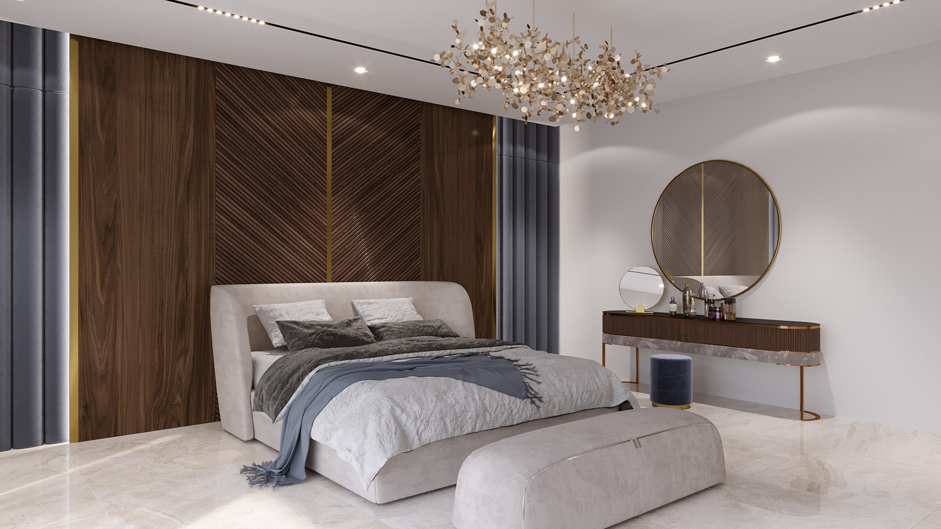 Modern Master Bedroom 03 3D model - TurboSquid 2100028