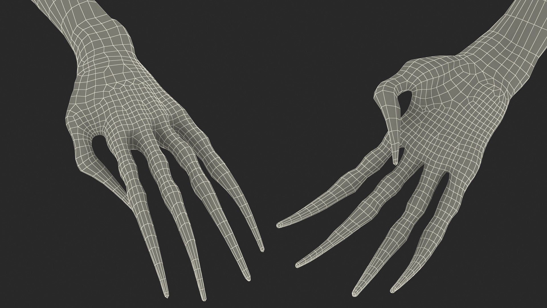 Scary Creature Rigged Monster Beast 3D Model - TurboSquid 1699100