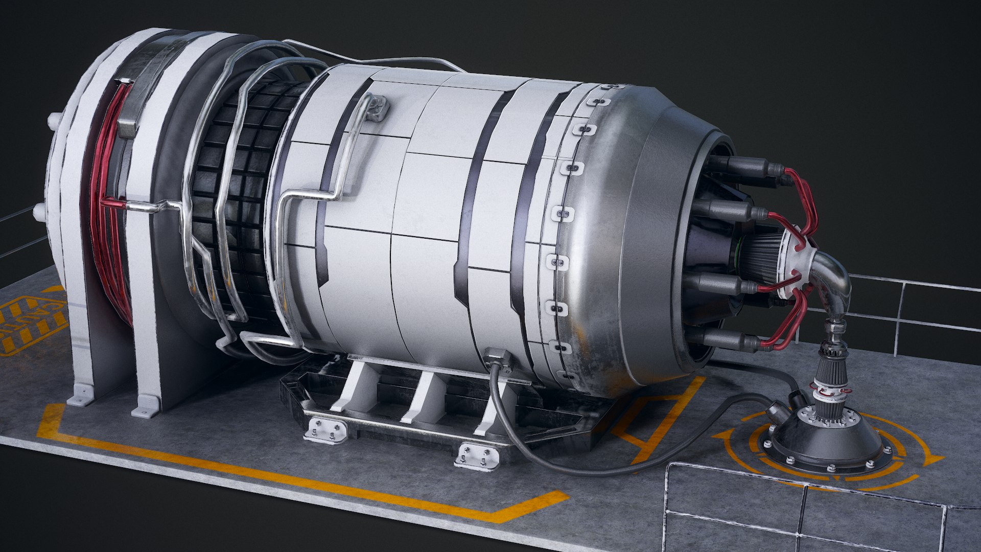 3D pbr reactor - TurboSquid 1619296