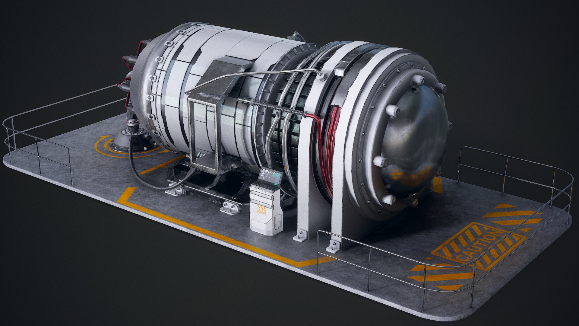 3D pbr reactor - TurboSquid 1619296