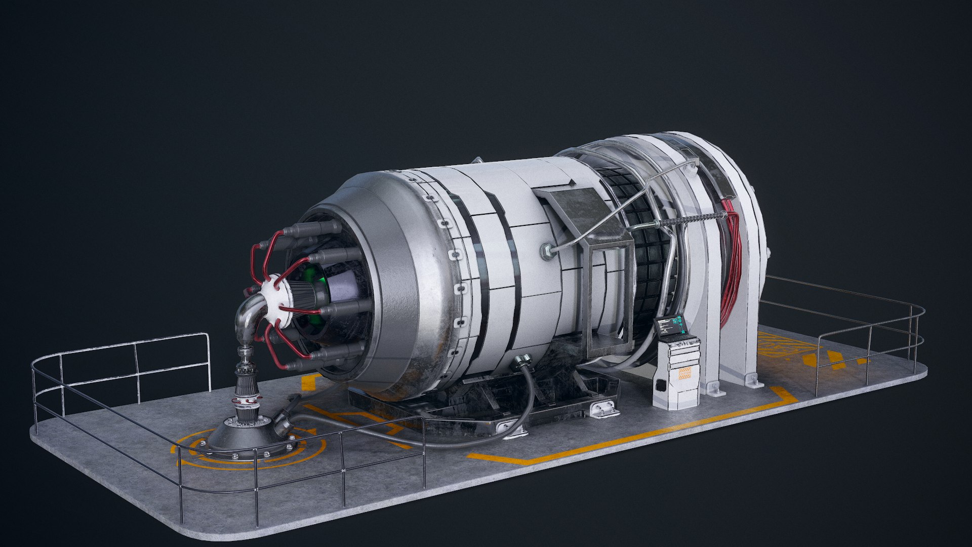 3D pbr reactor - TurboSquid 1619296