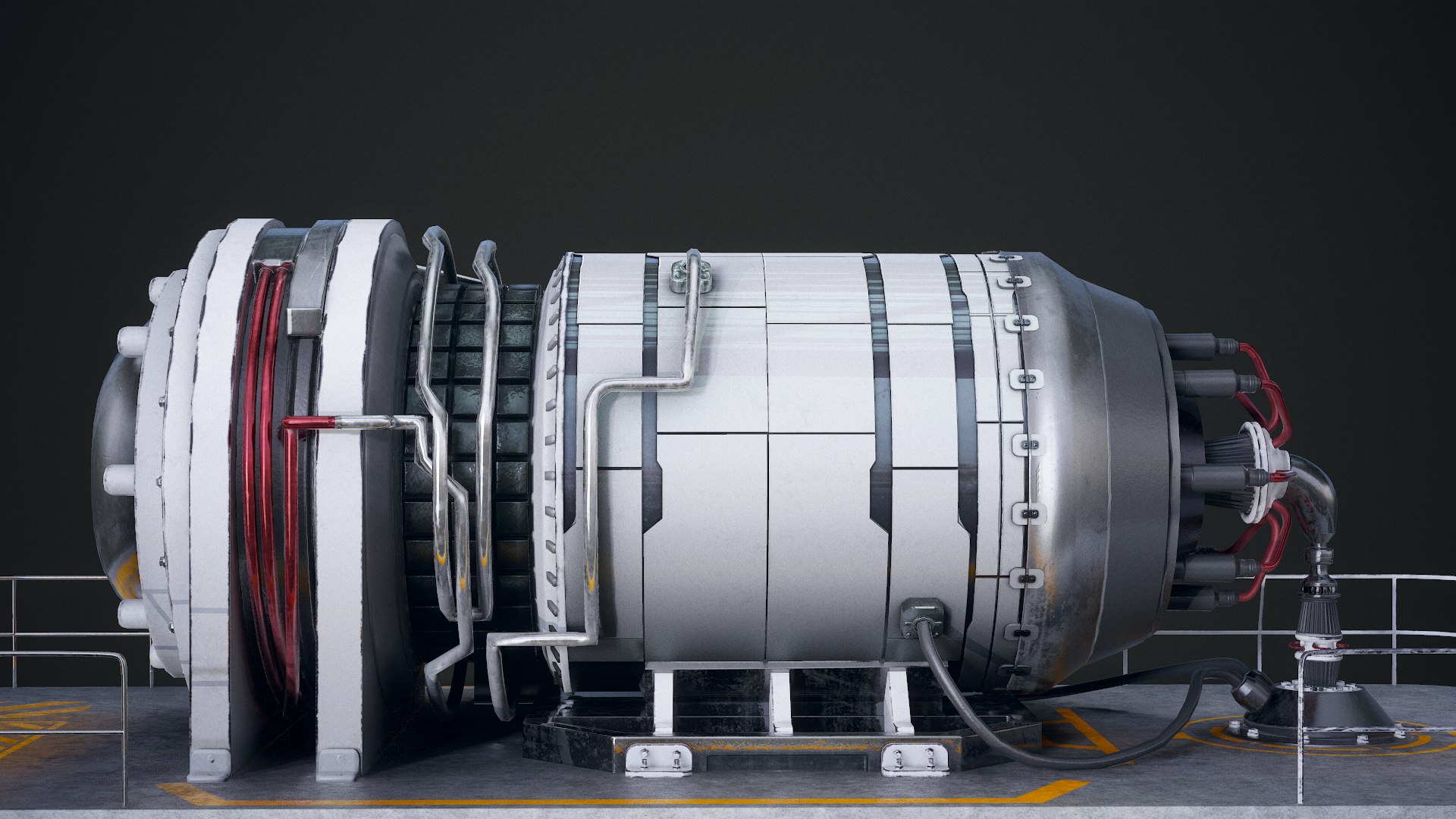 3D pbr reactor - TurboSquid 1619296
