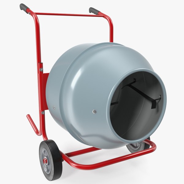 modelo 3d Portable Cement Concrete Mixer - TurboSquid 2045456