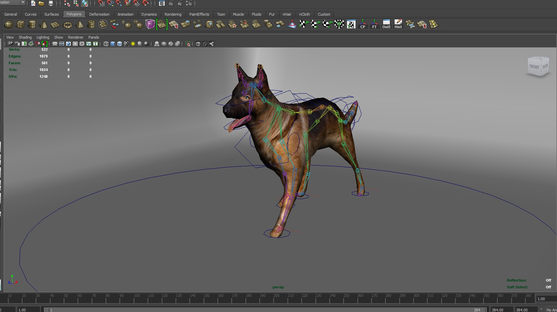 German Shepherd Dog Rigged 3D Model - TurboSquid 1204025