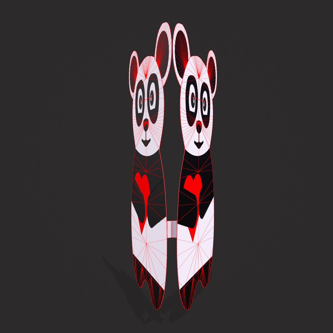 3D Panda Card - TurboSquid 1846440