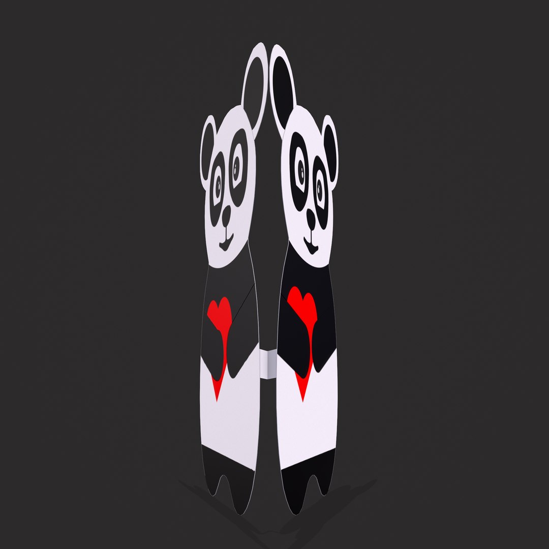 3D Panda Card - TurboSquid 1846440