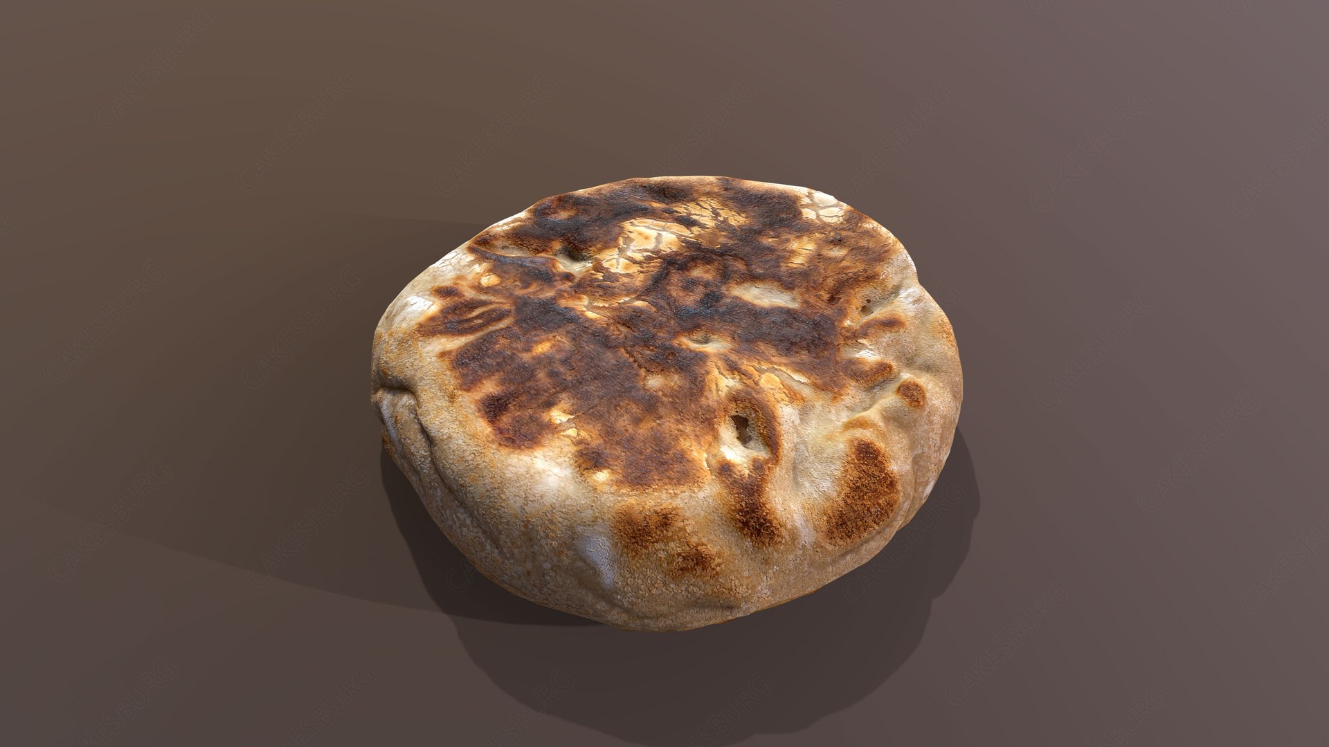 3D Traditional Stone Baked Sourdough Bread - TurboSquid 1977660
