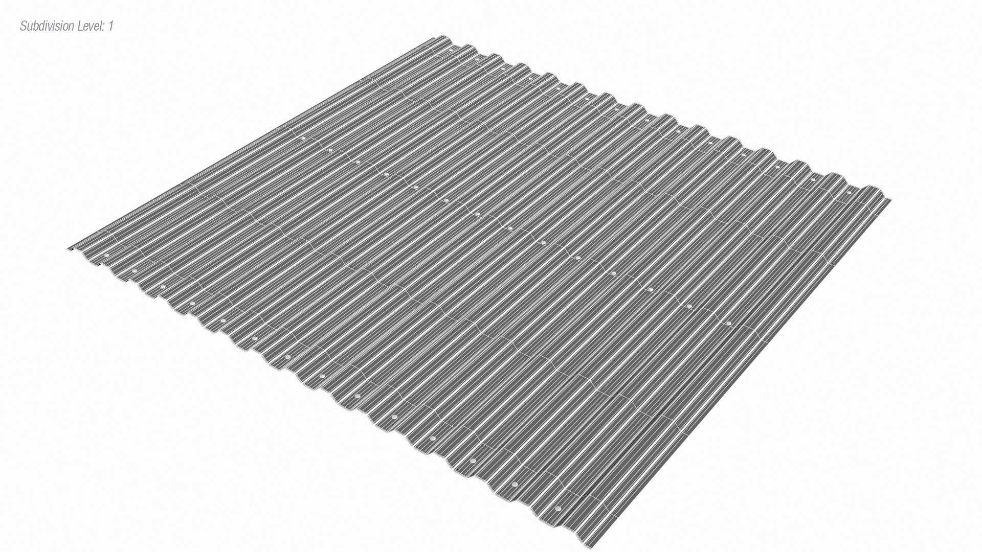 Roof Sheet Metal V4 3D Model - TurboSquid 1595740