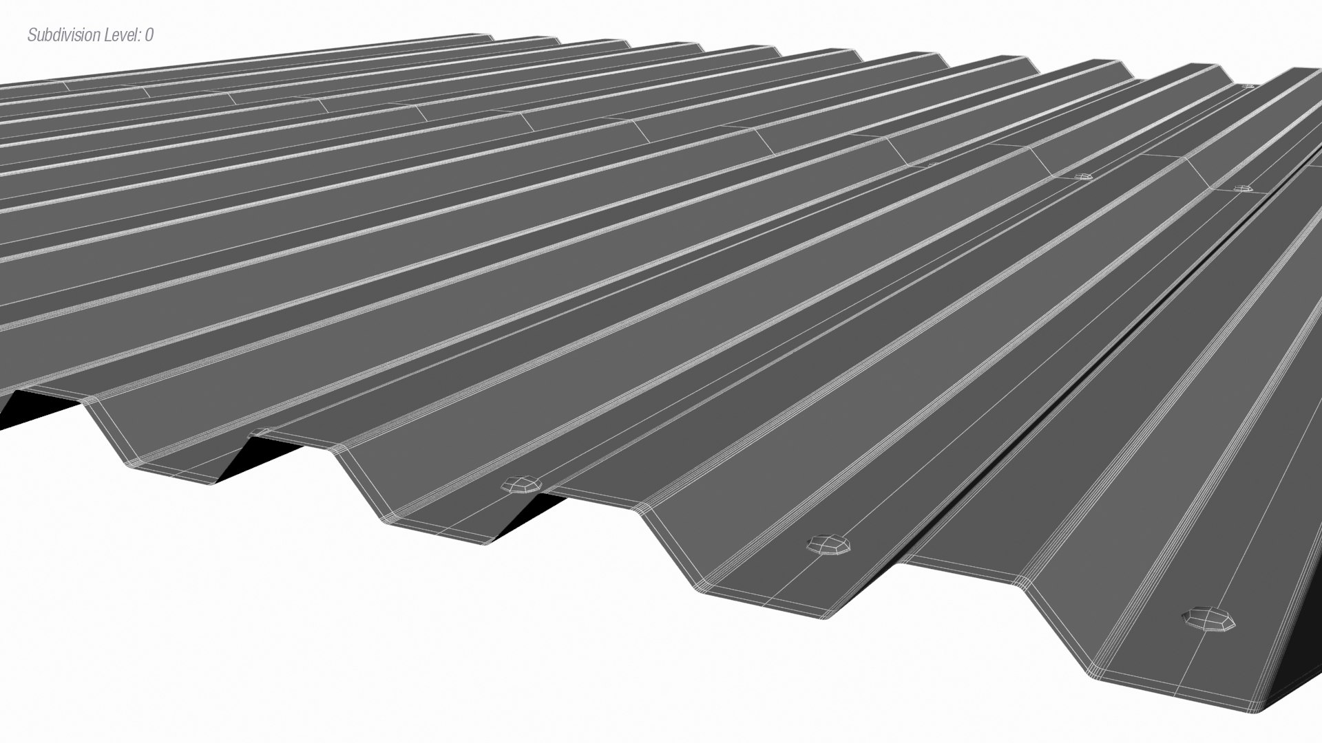 Roof Sheet Metal V4 3D Model - TurboSquid 1595740