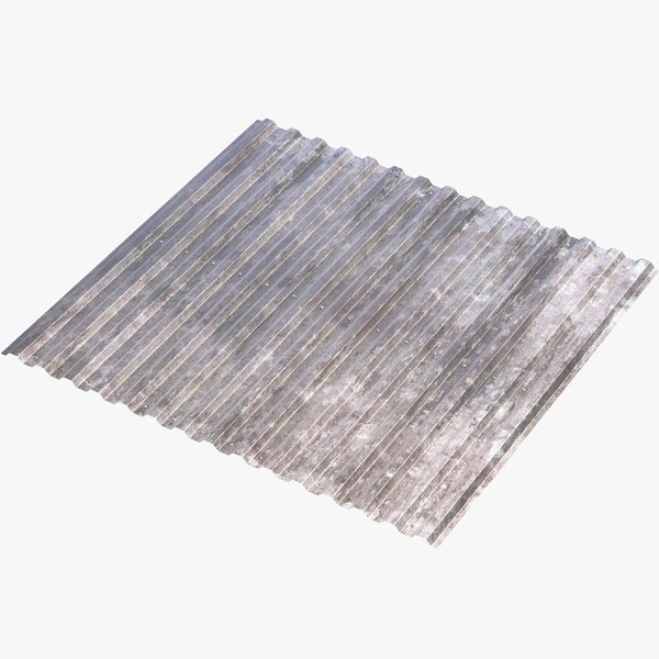 3d model metal roof sheet