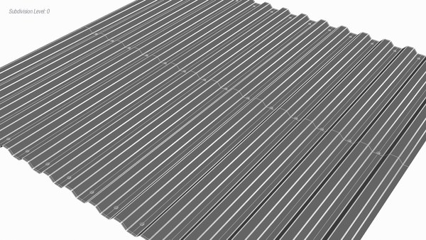 Roof sheet metal v4 3D model - TurboSquid 1595740