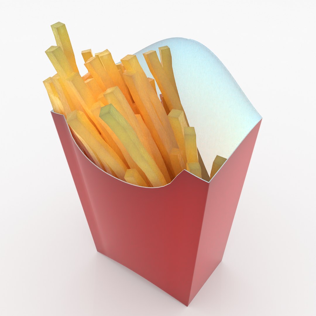 3D Fry Food Model - TurboSquid 1508946