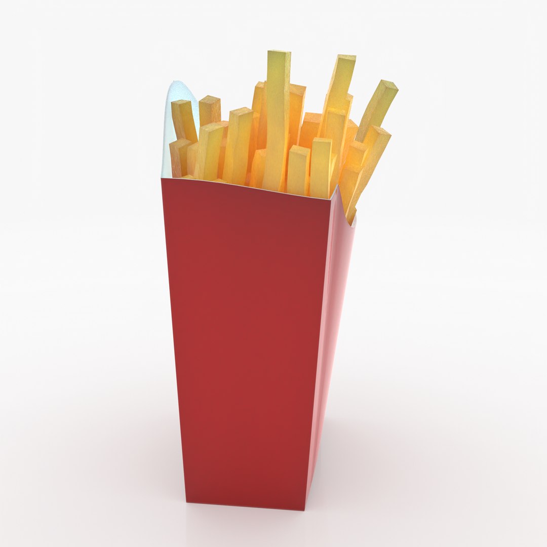 3D Fry Food Model - TurboSquid 1508946