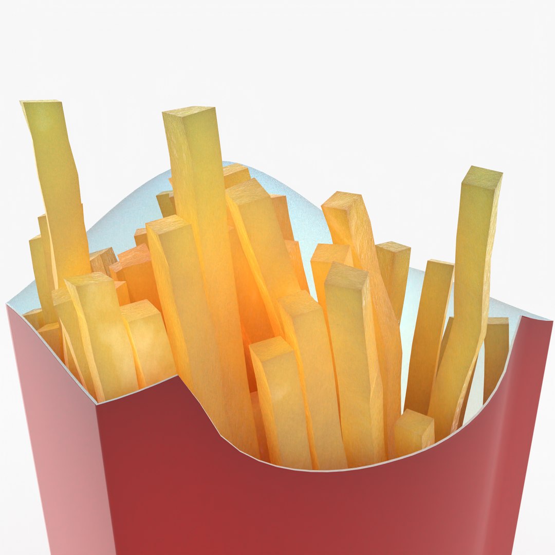 3D Fry Food Model - TurboSquid 1508946