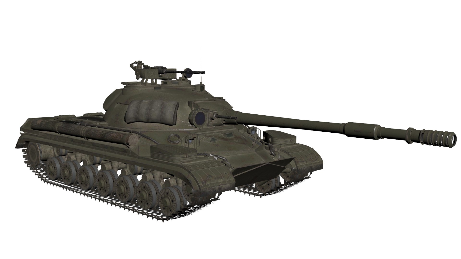 WWII USSR T-10 Heavy Tank - High Poly Model - TurboSquid 2216535