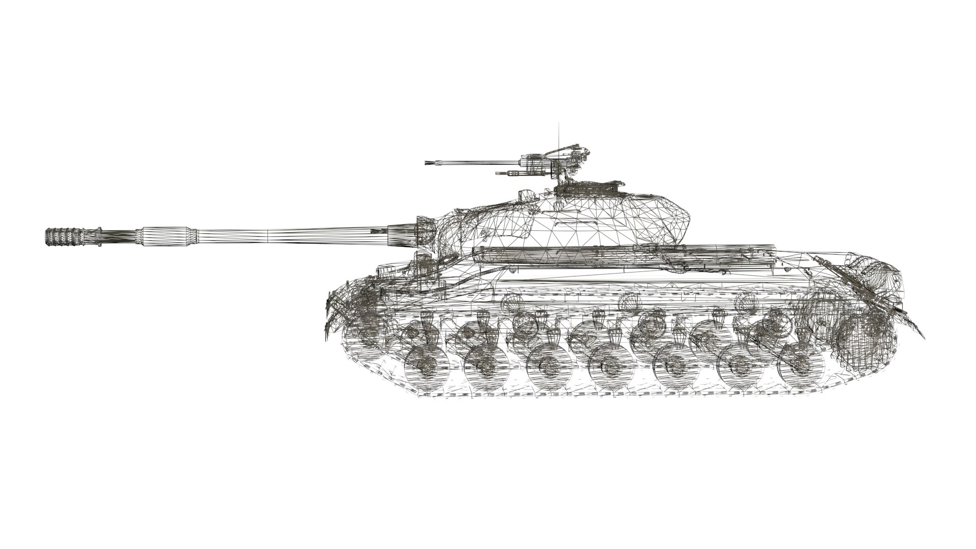 WWII USSR T-10 Heavy Tank - High Poly Model - TurboSquid 2216535