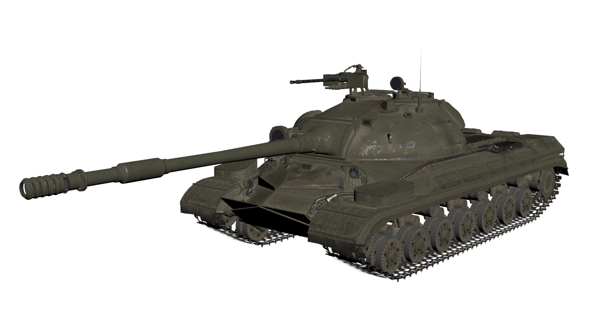 WWII USSR T-10 Heavy Tank - High Poly Model - TurboSquid 2216535