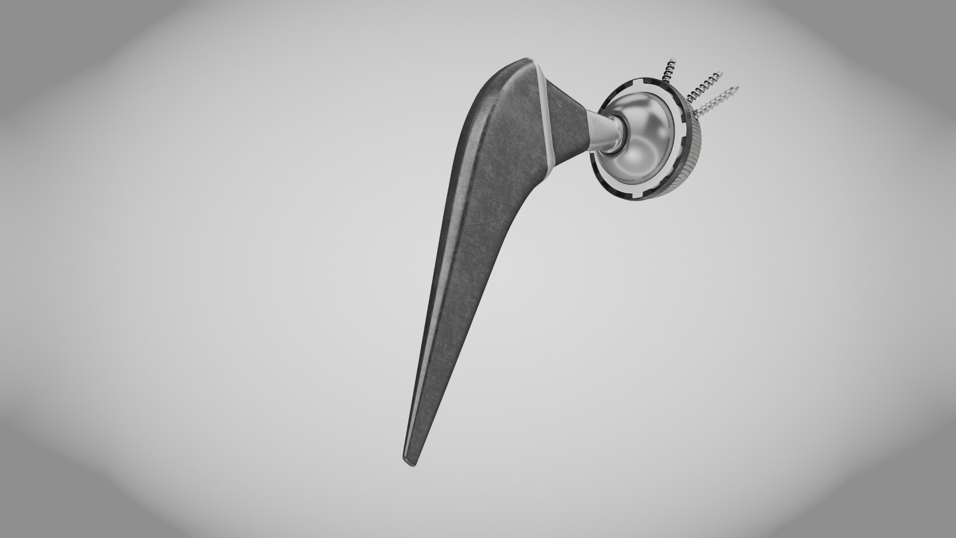 3D Replaced Hip Implant - TurboSquid 2133498
