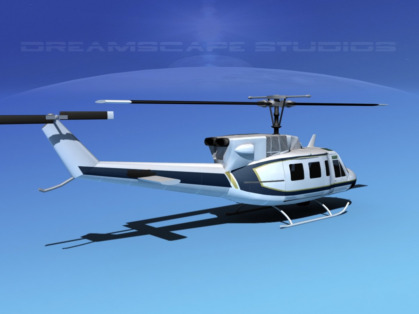 212 Bell 3d Model