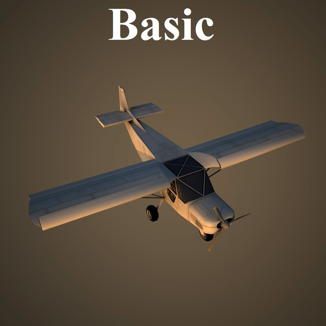 Zenith Basic Aircraft 3d Model