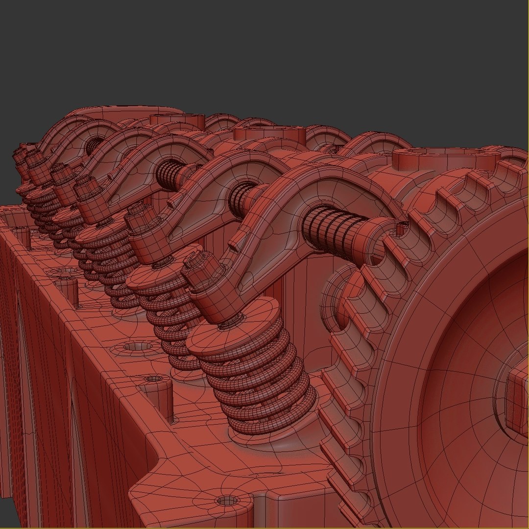 3D rigged car engine animation model - TurboSquid 1261142