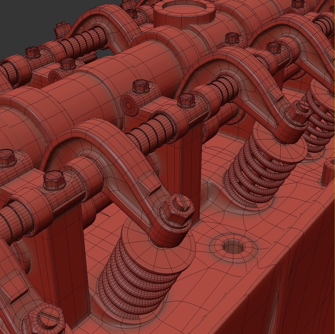 3D rigged car engine animation model - TurboSquid 1261142
