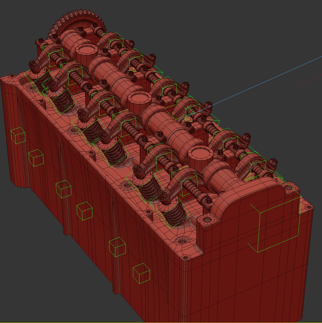 3D rigged car engine animation model - TurboSquid 1261142