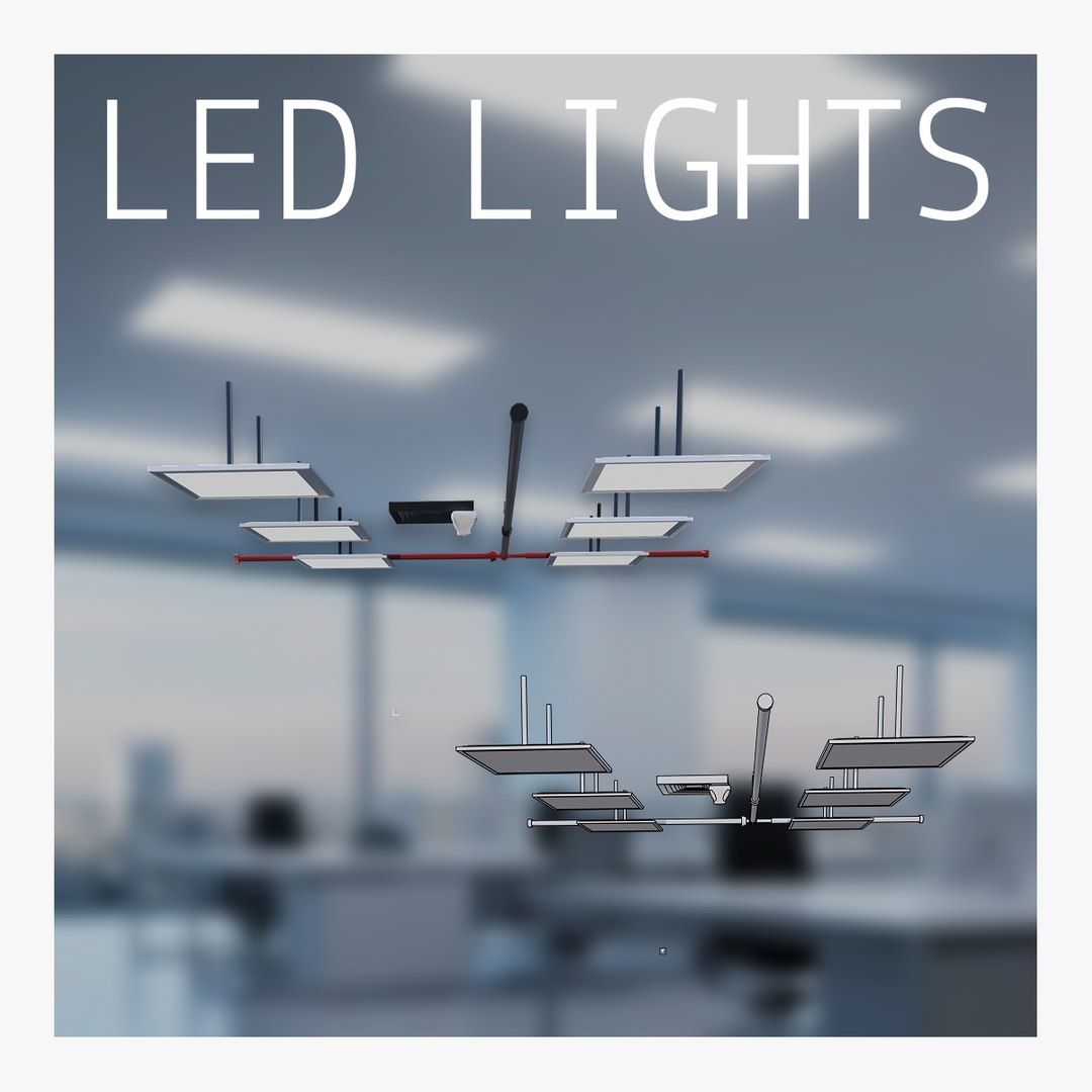 3D Led Lights - TurboSquid 2349169