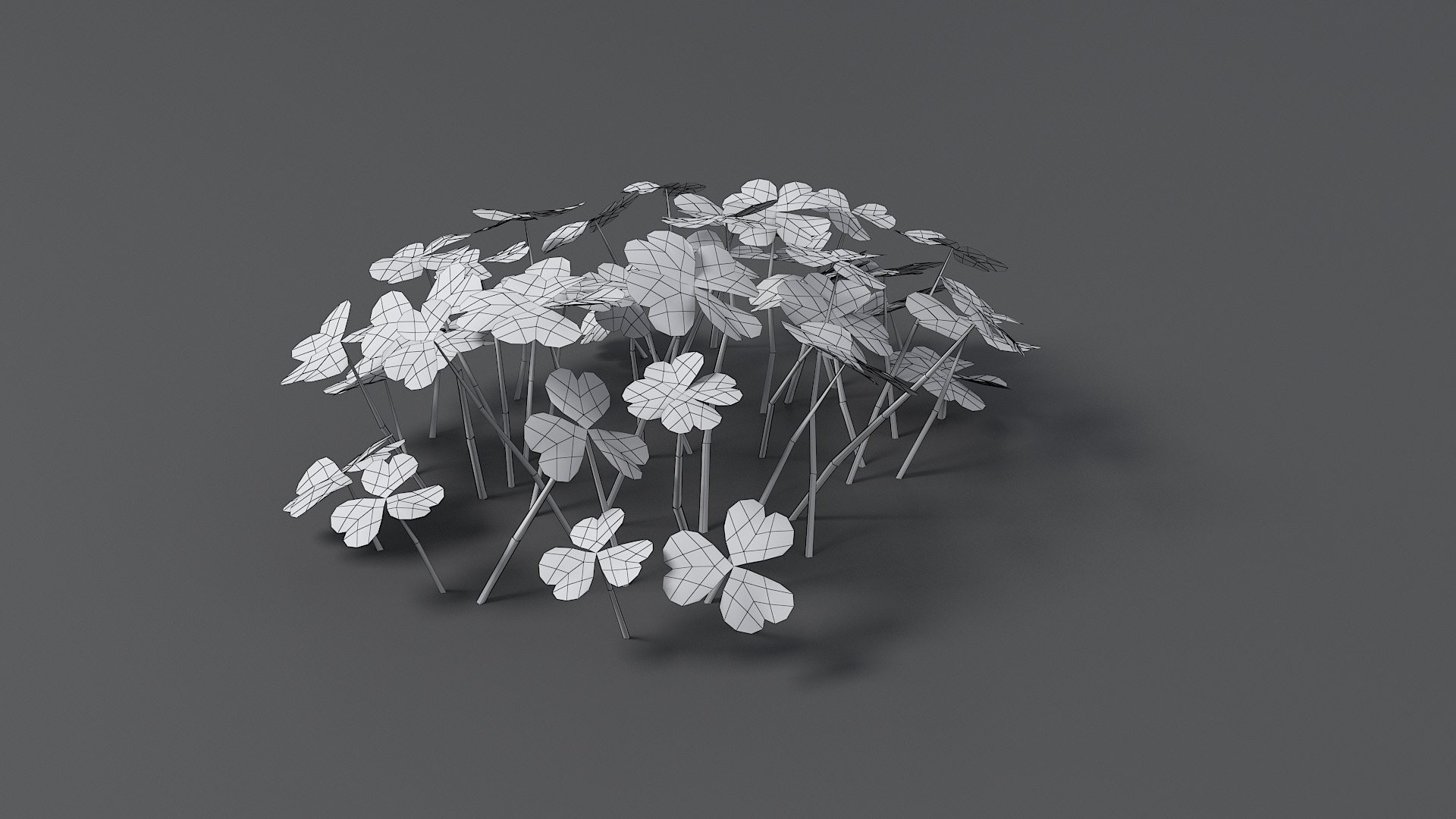 3D Cartoon Clover 02 Model - TurboSquid 2043156