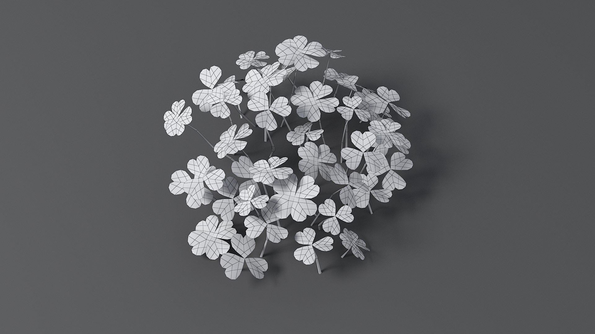 3D Cartoon Clover 02 Model - TurboSquid 2043156