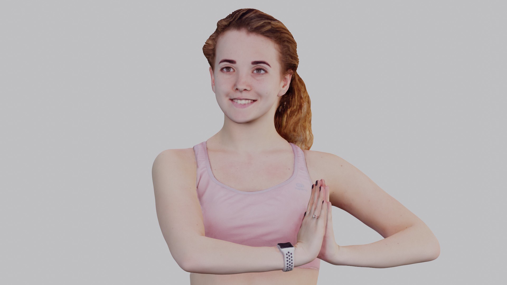 Yoga Pose 3 Female 3D Model - TurboSquid 2029846