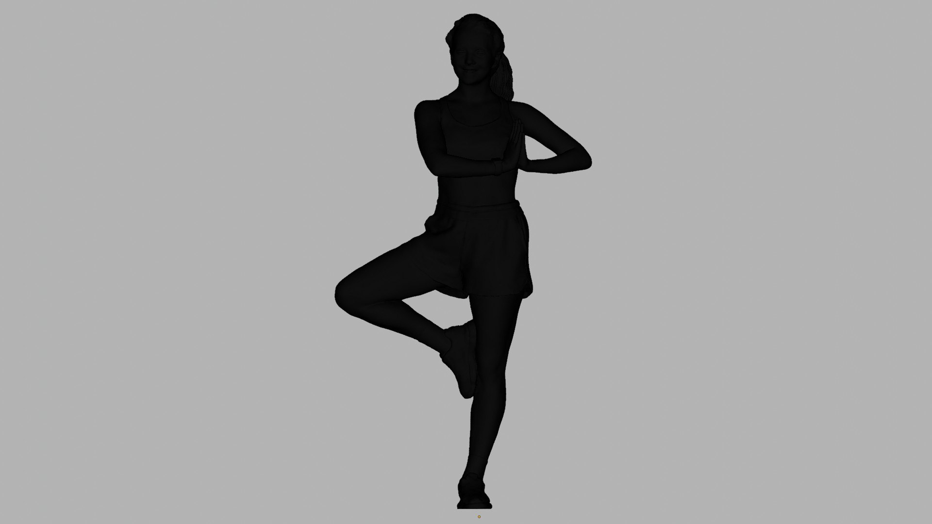 Yoga Pose 3 Female 3D Model - TurboSquid 2029846