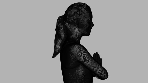 Yoga Pose 3 Female Model 3D model - TurboSquid 2029846