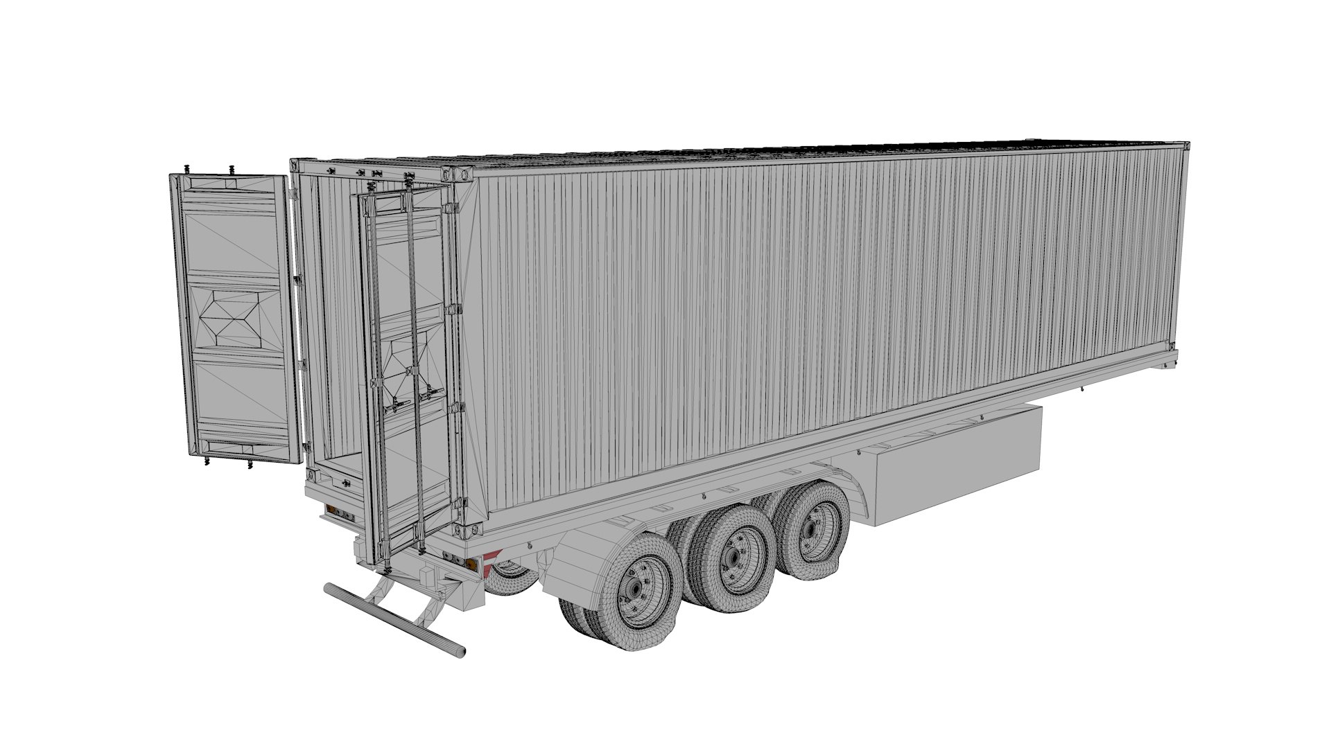 3D model trailer - TurboSquid 1643198