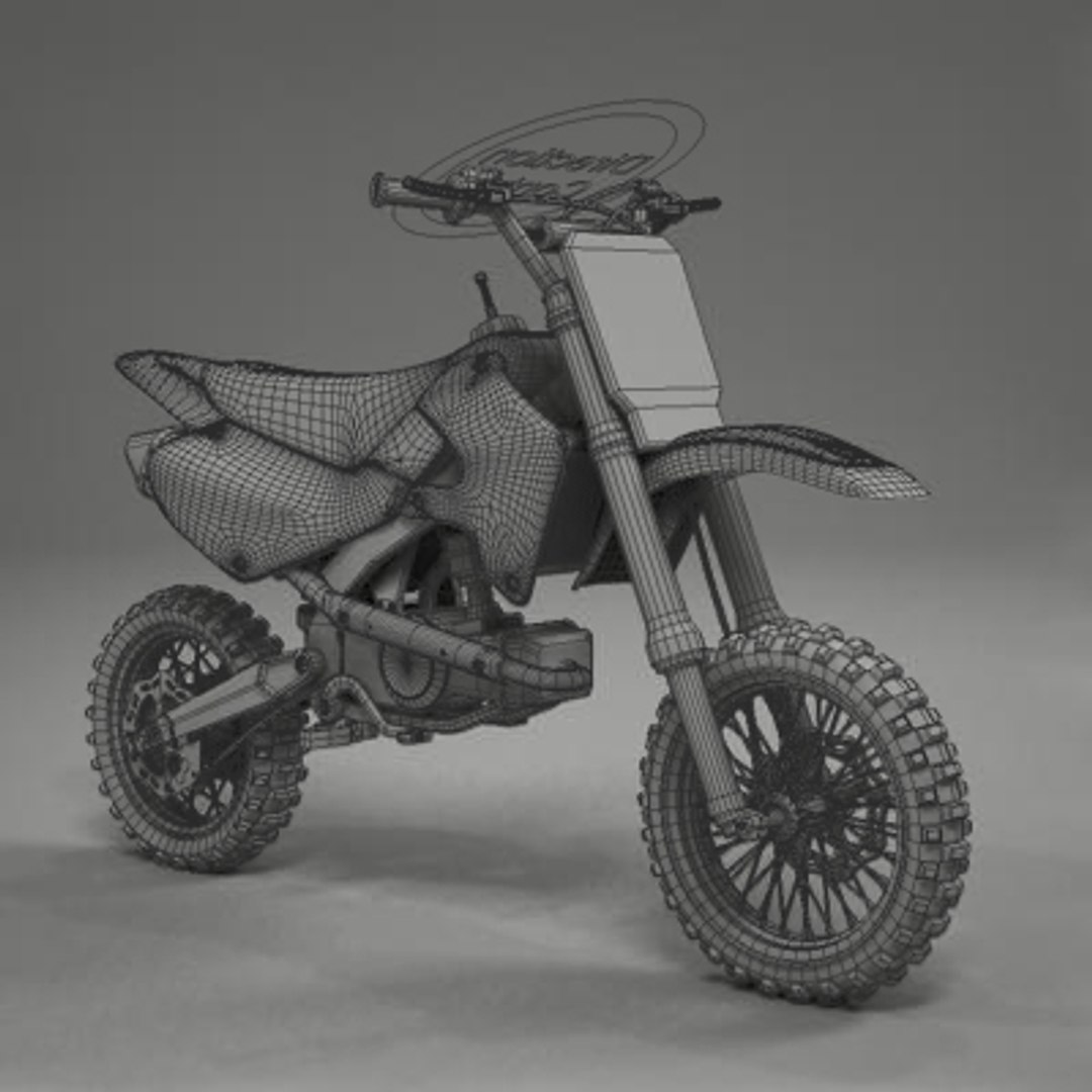 3d Model Of Pit Bike