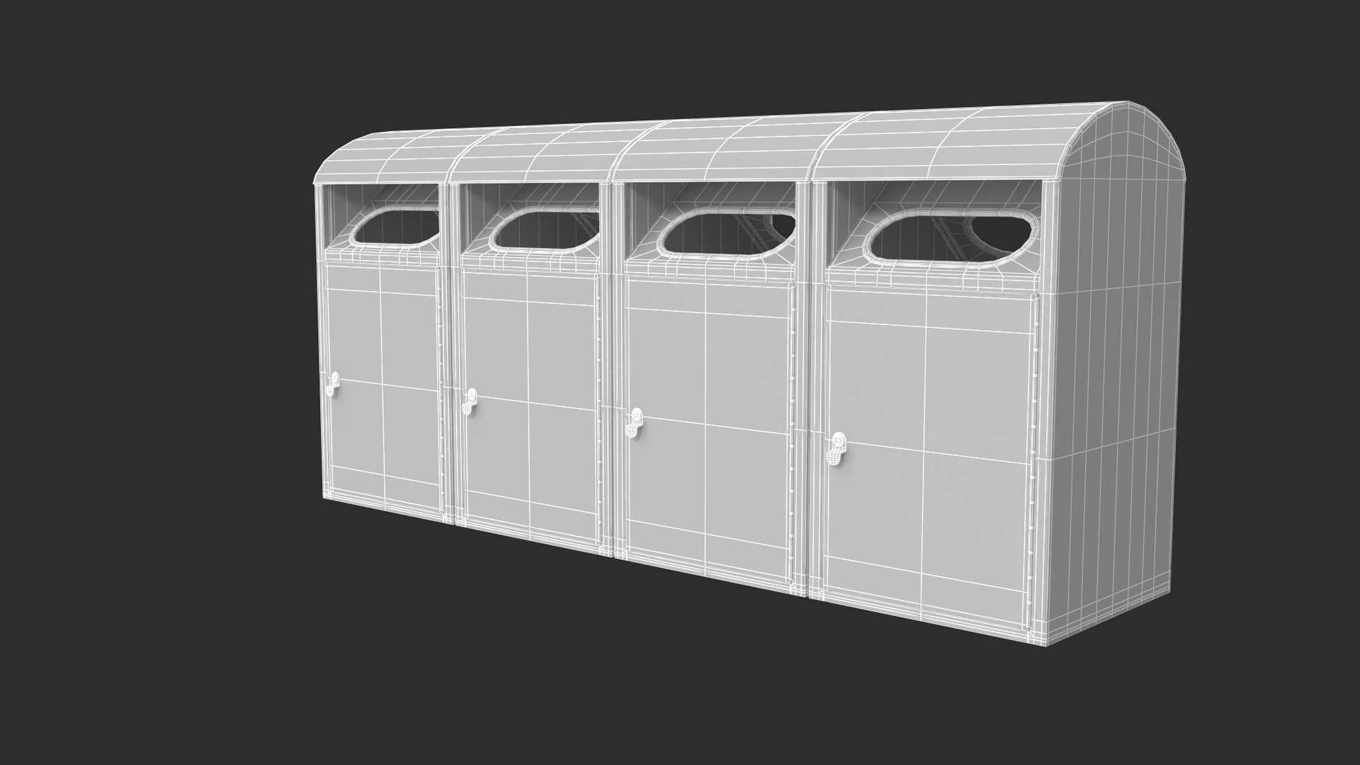 Sort Recycling Bins 3D Model 3D Model - TurboSquid 2216746