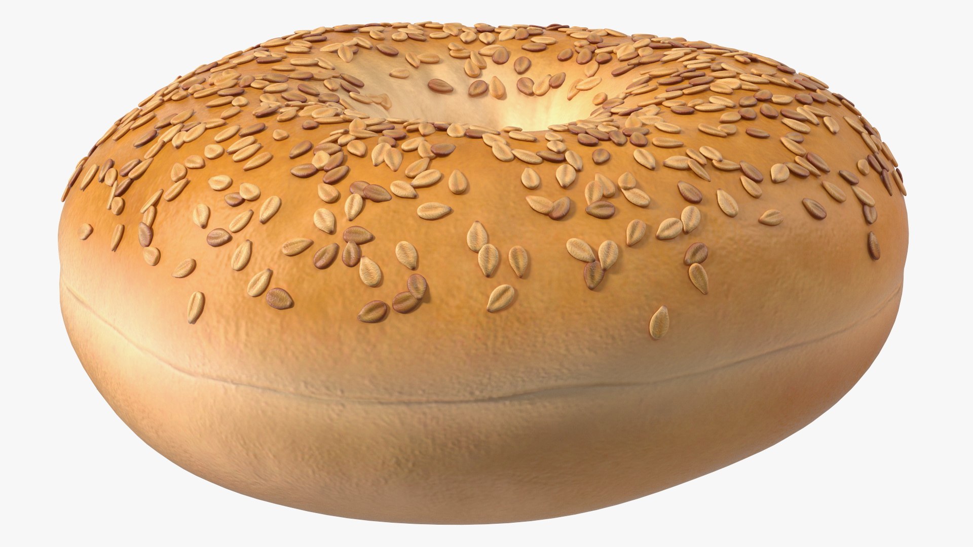3D Model Bagels With Paper Bag Collection - TurboSquid 2049565