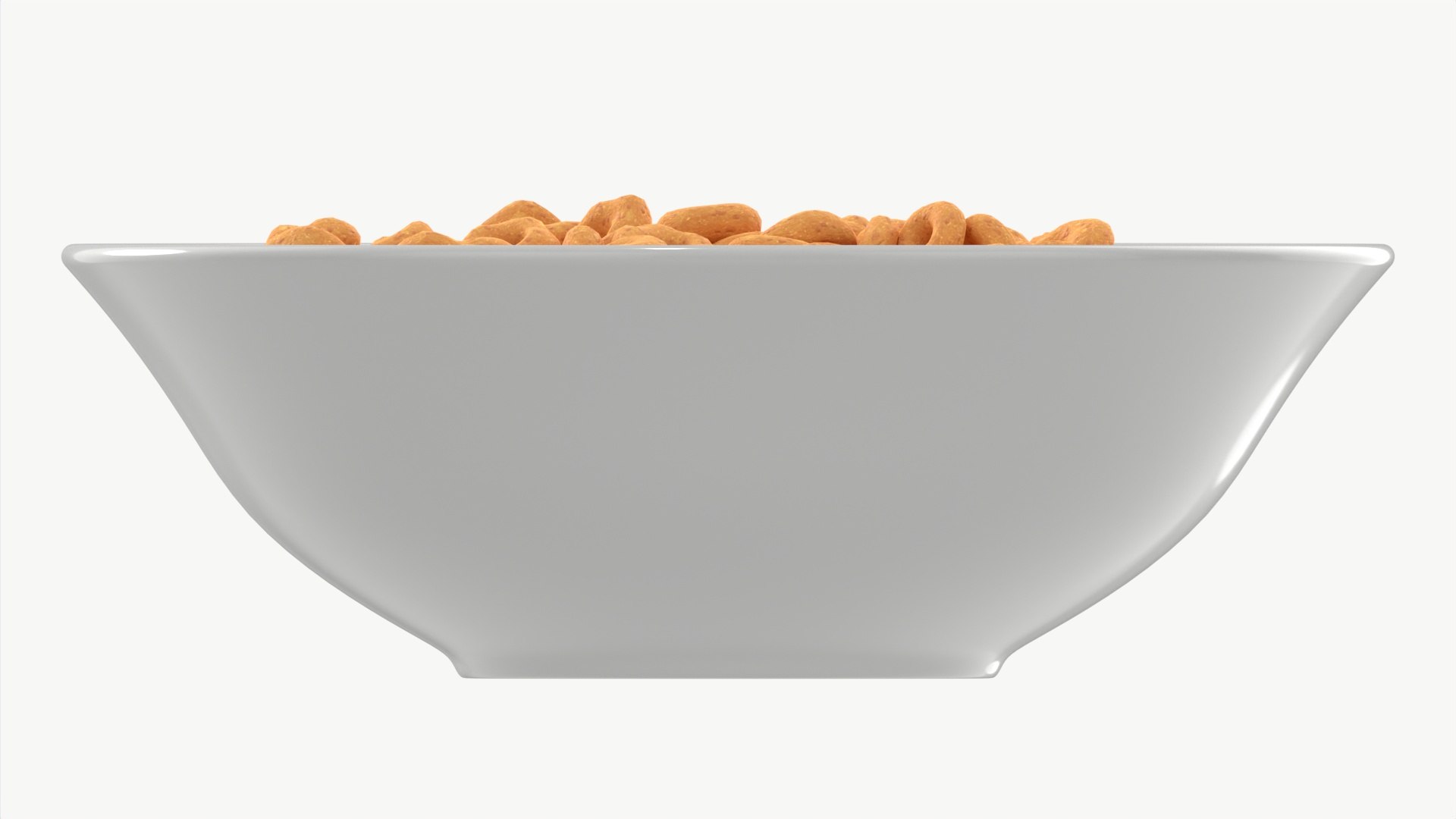 Bowl Of Honey Cheerios 3D - TurboSquid 1988035