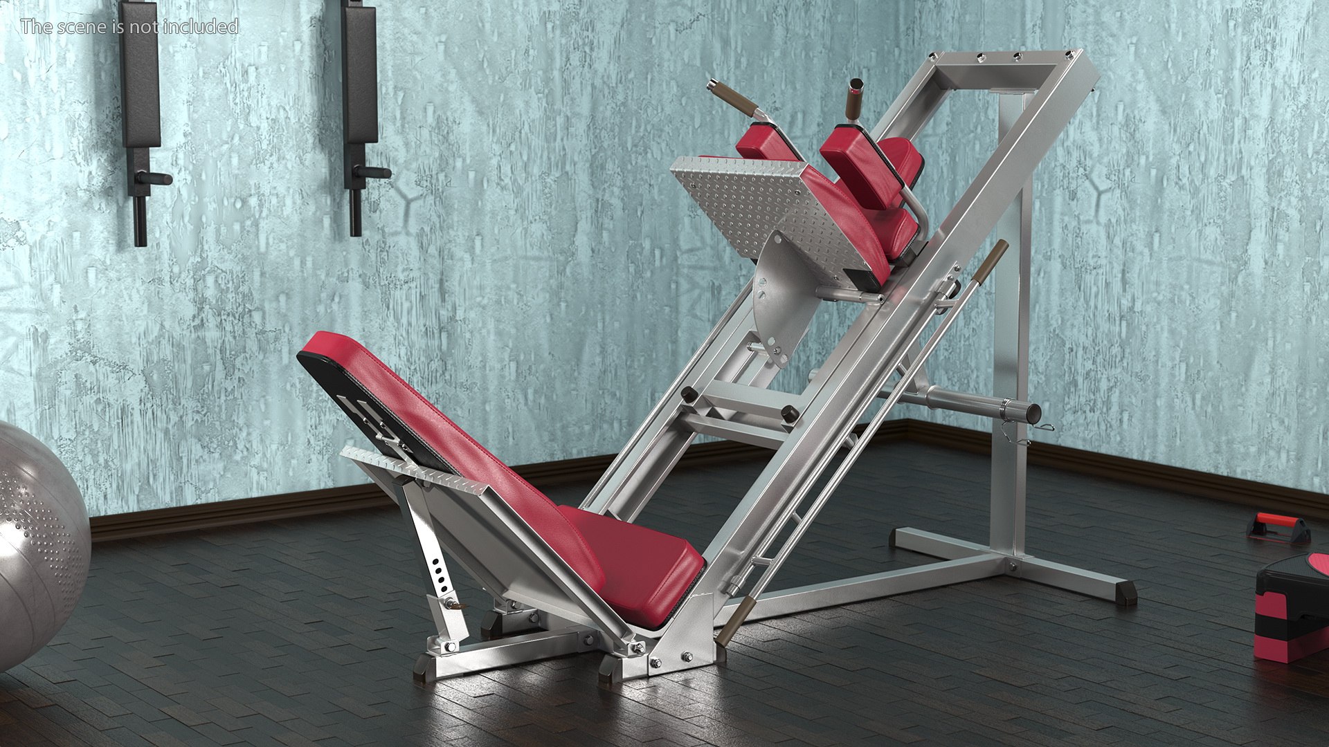 Linear 45 Degree Leg Press Machine 3D Model - TurboSquid 1827472