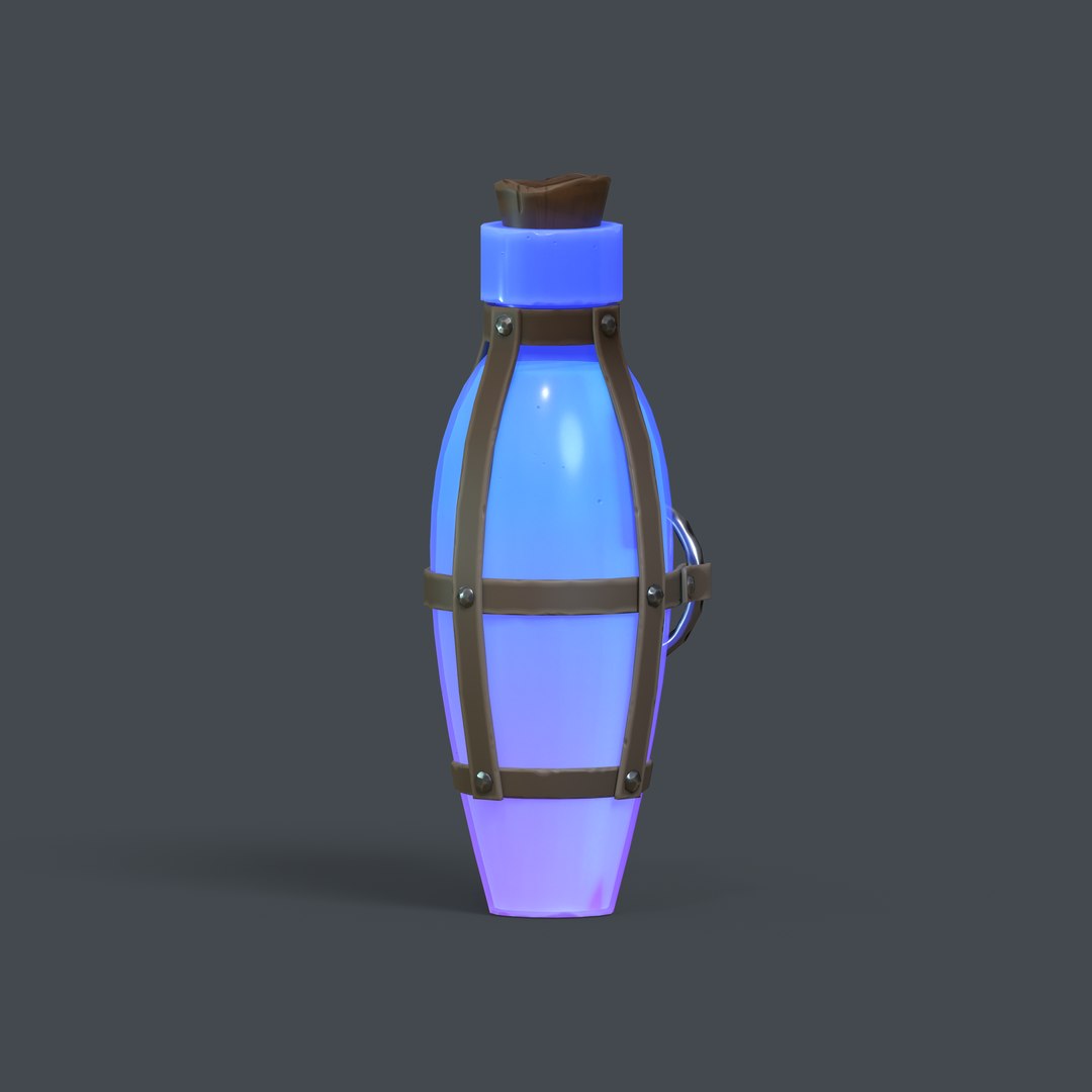 Magic Potions PBR Low Poly Game Ready Stylized 3d Model 3D - TurboSquid ...